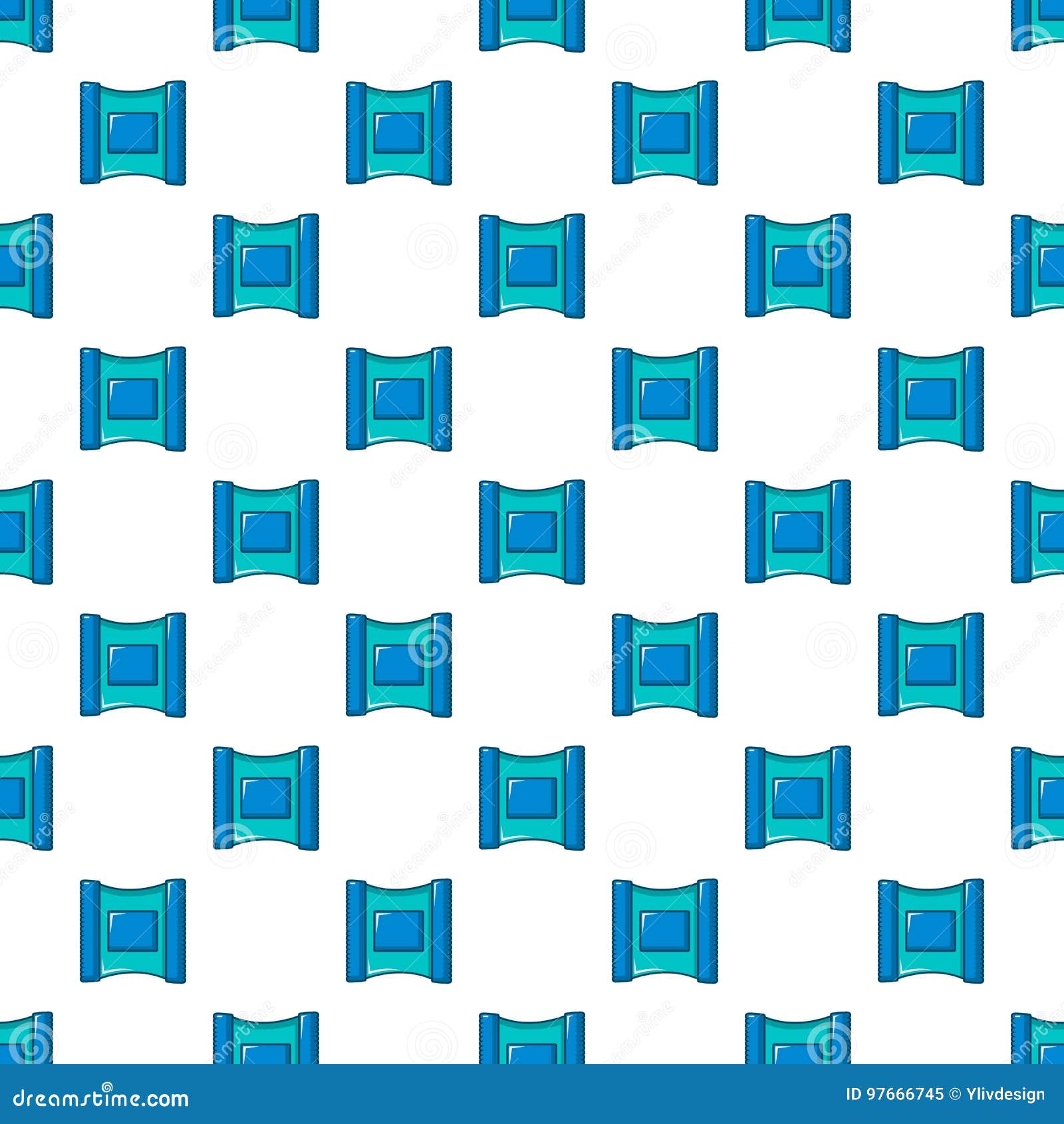 Wet Wipes Package Pattern Seamless Stock Vector - Illustration of ...