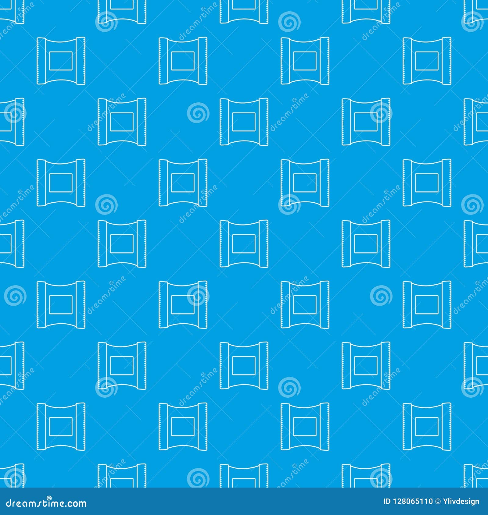 Wet Wipes Package Pattern Vector Seamless Blue Stock Vector ...