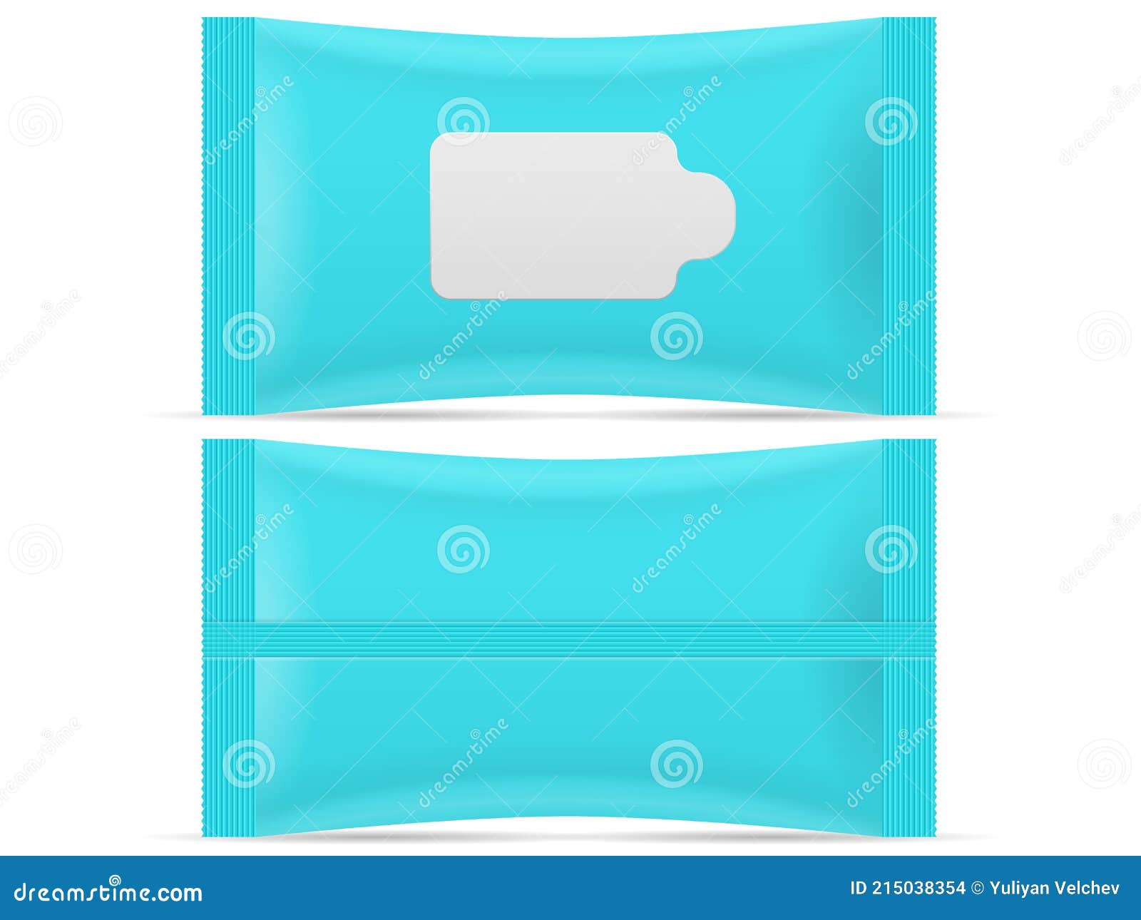 Wet wipes package set stock vector. Illustration of object - 215038354