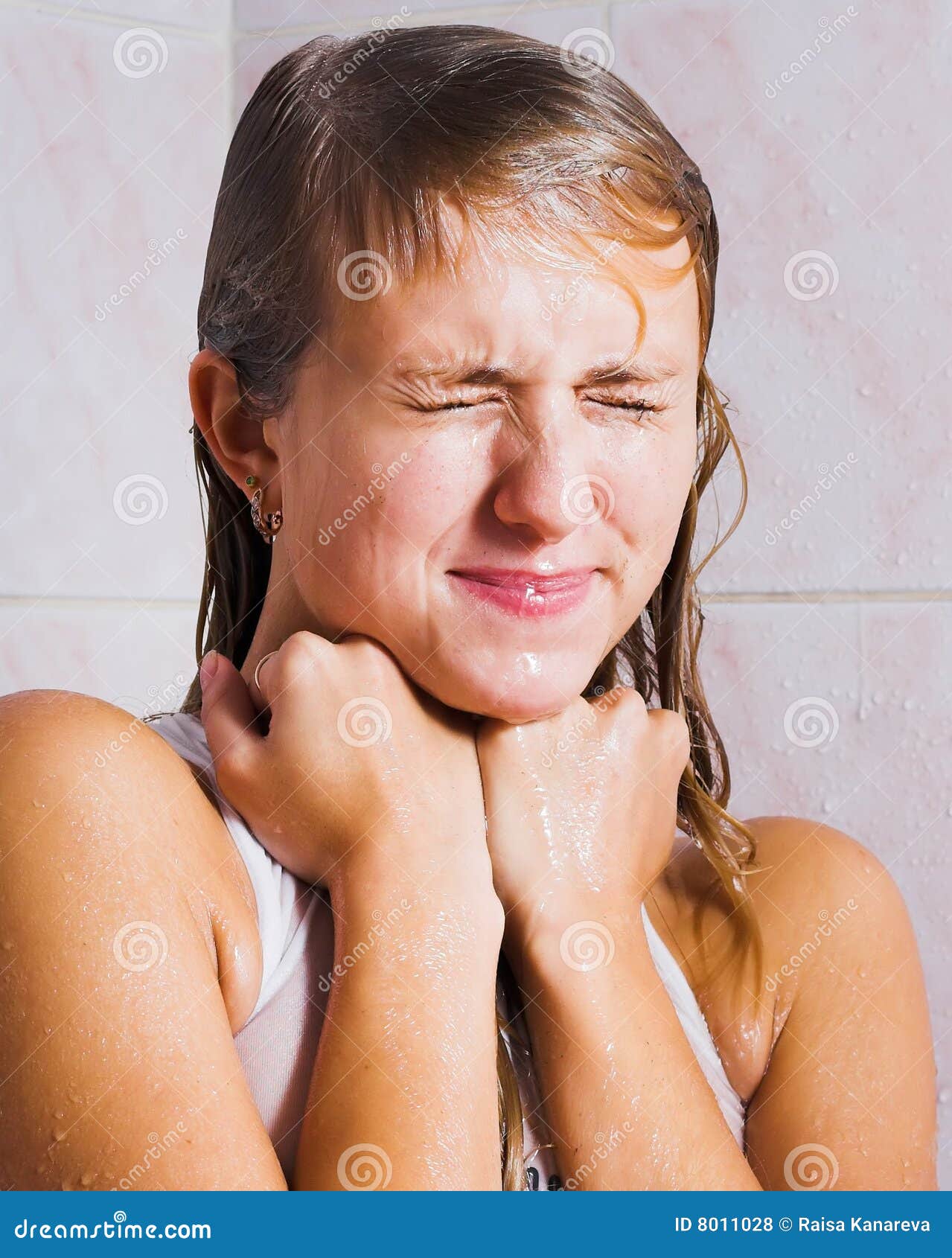 Wet woman stock photo. Image of freshness, closed, fresh - 8011028