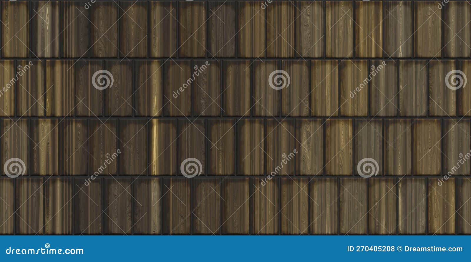 Seamless Shingle Roof Tiles. Vector Pattern | CartoonDealer.com #89988649