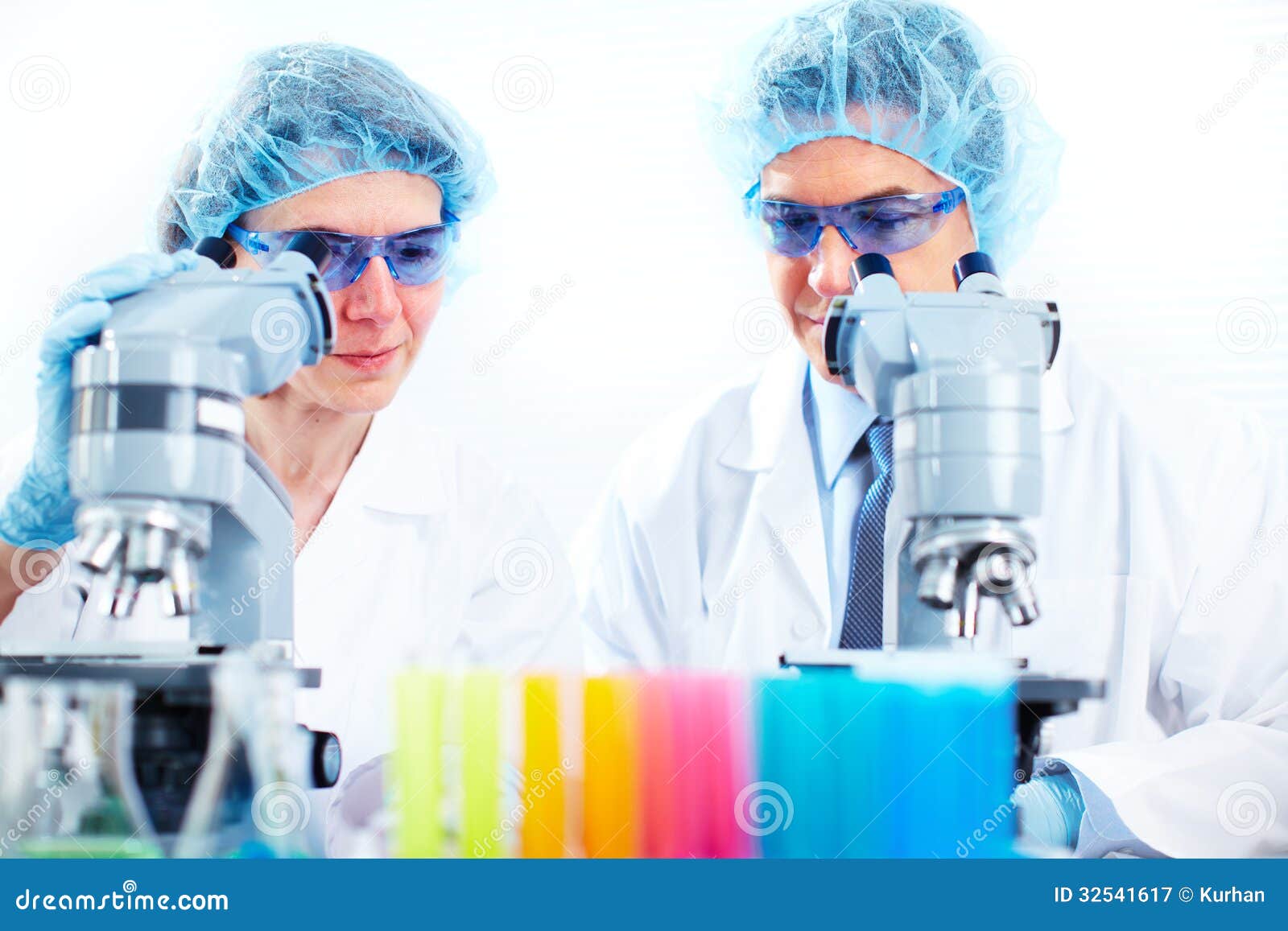 Wetenschappelijk Laboratorium. Stock Afbeelding - Image of laboratorium ...