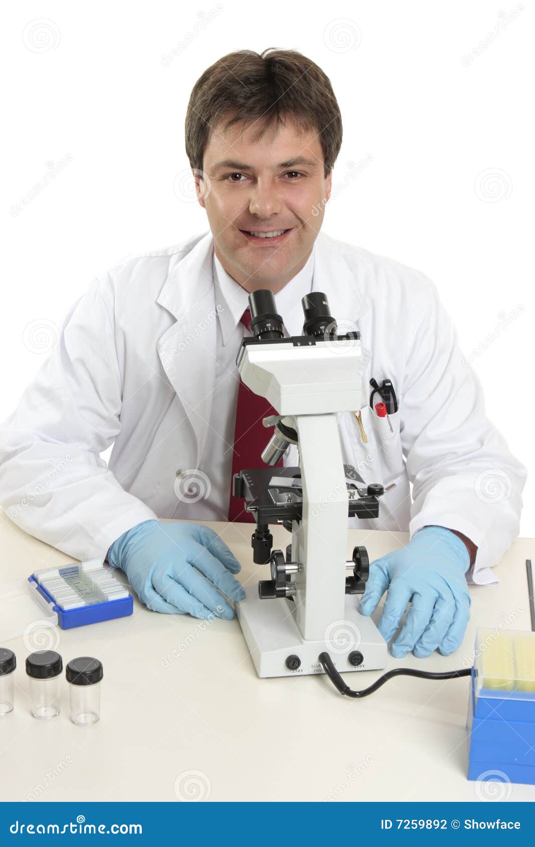 Wetenschapper, Laboratoriumonderzoeker Stock Foto - Image of biologie ...