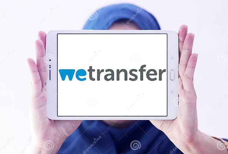 WeTransfer-Service-Logo redaktionelles stockfotografie. Bild von ...