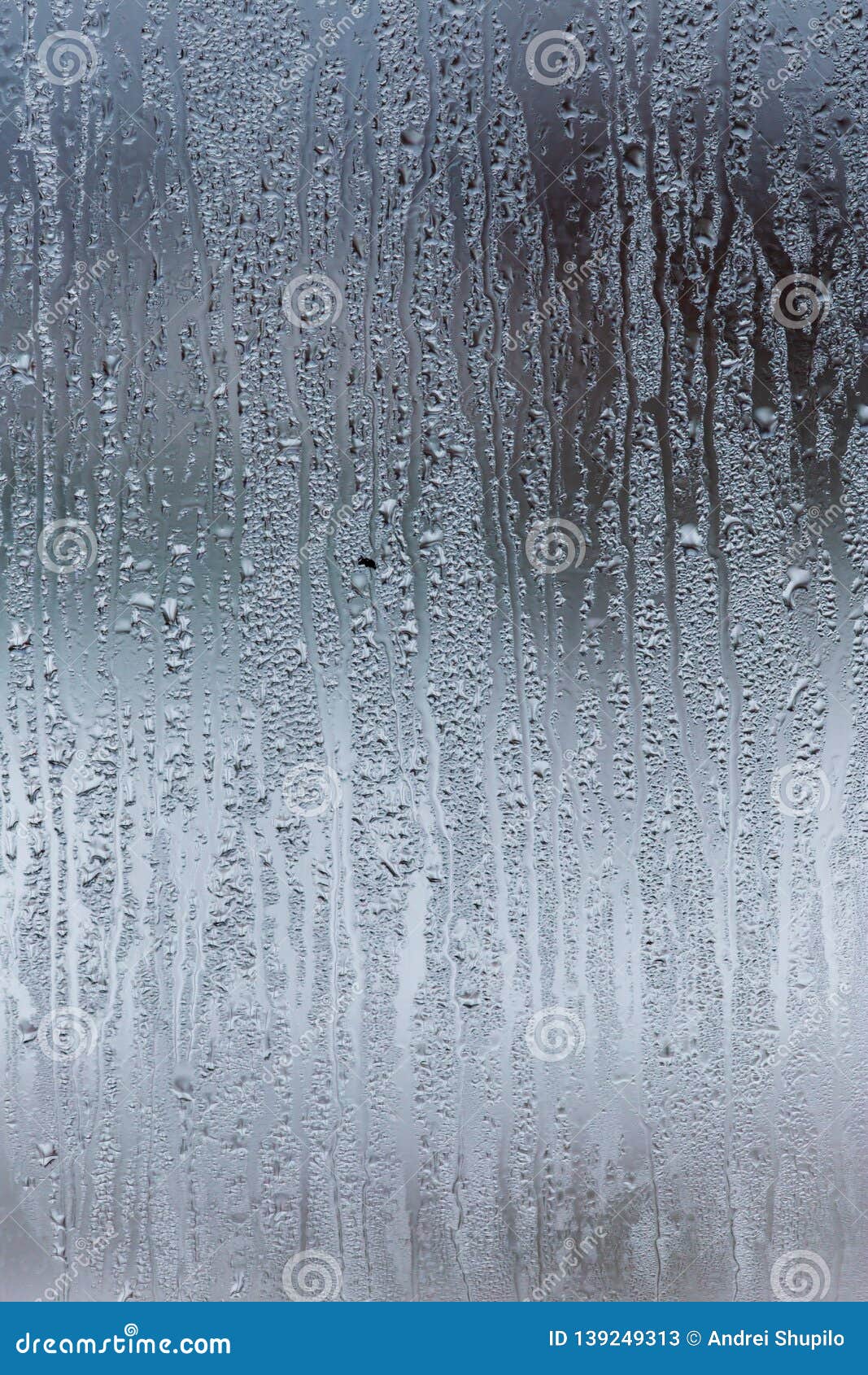 Wetted Glass on the Window As a Background Stock Image - Image of ...