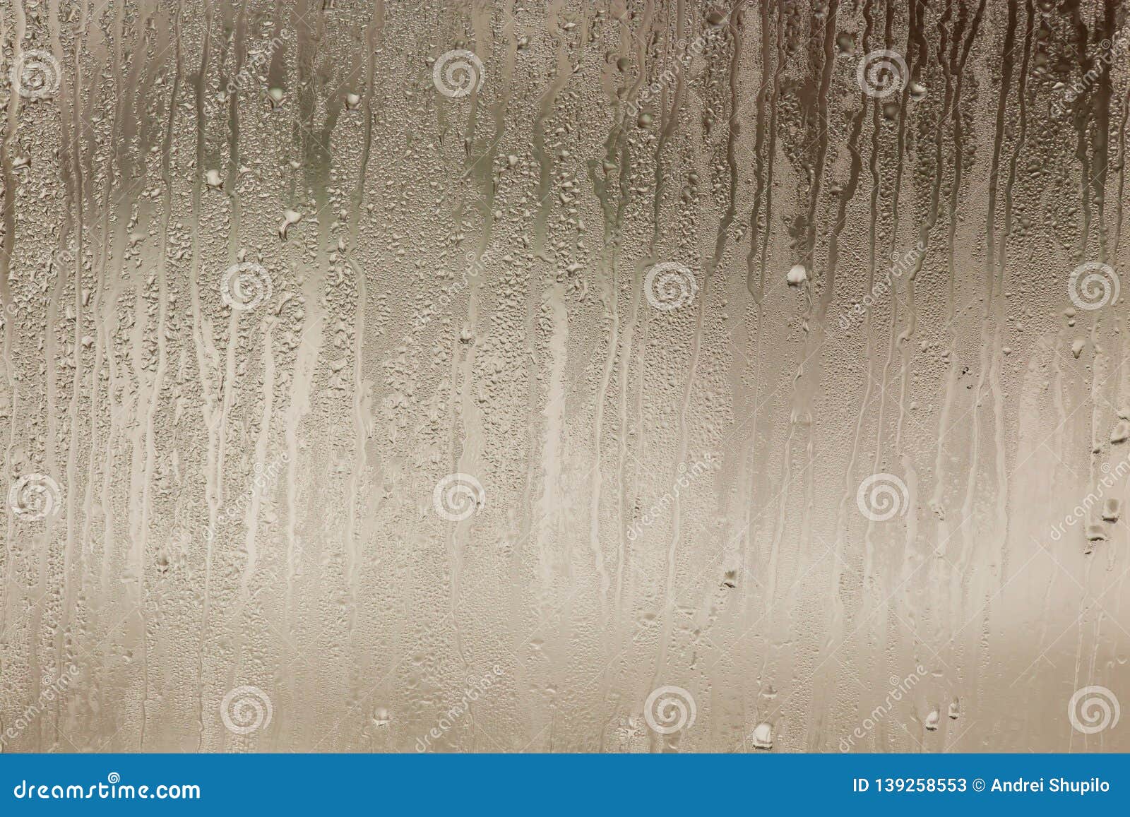 Wetted Glass on the Window As a Background Stock Image - Image of ...