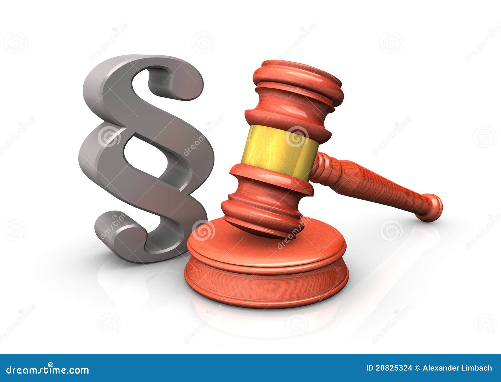 Wettelijke sectie en hamer stock illustratie. Illustration of ...