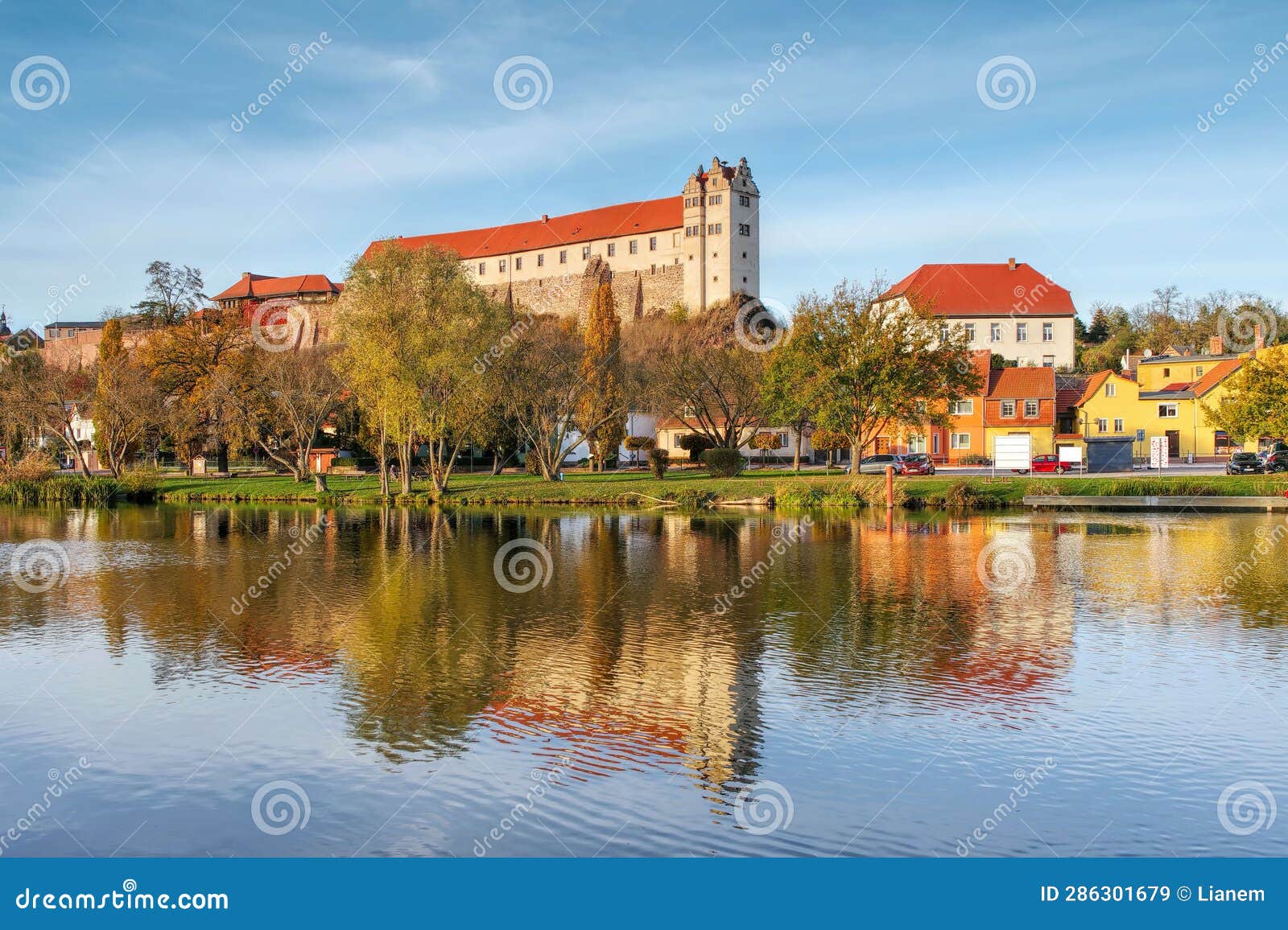 Wettin Castle on the Saale, Germany Editorial Stock Image - Image of ...