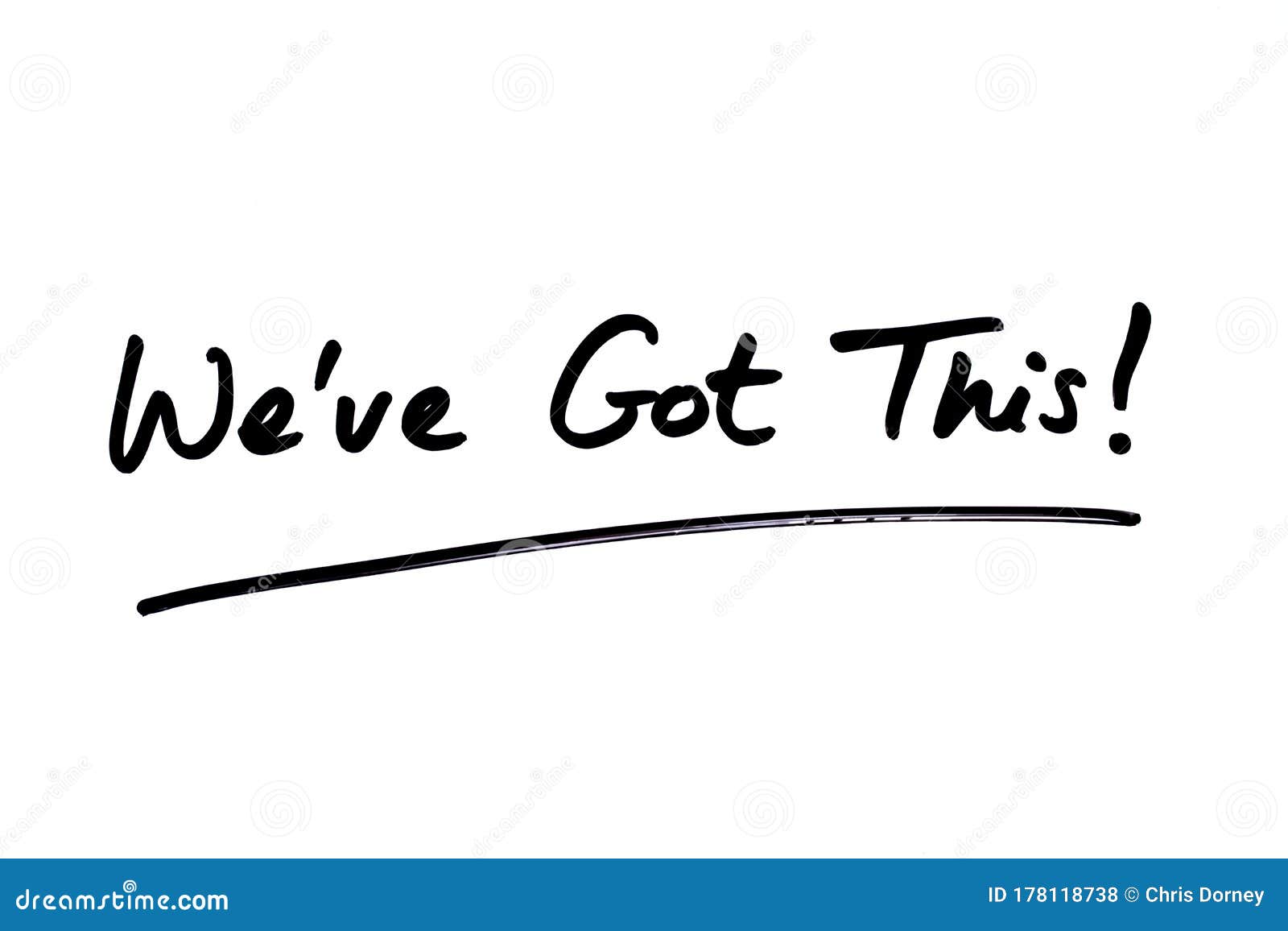 Weve Got this stock illustration. Illustration of morale - 178118738