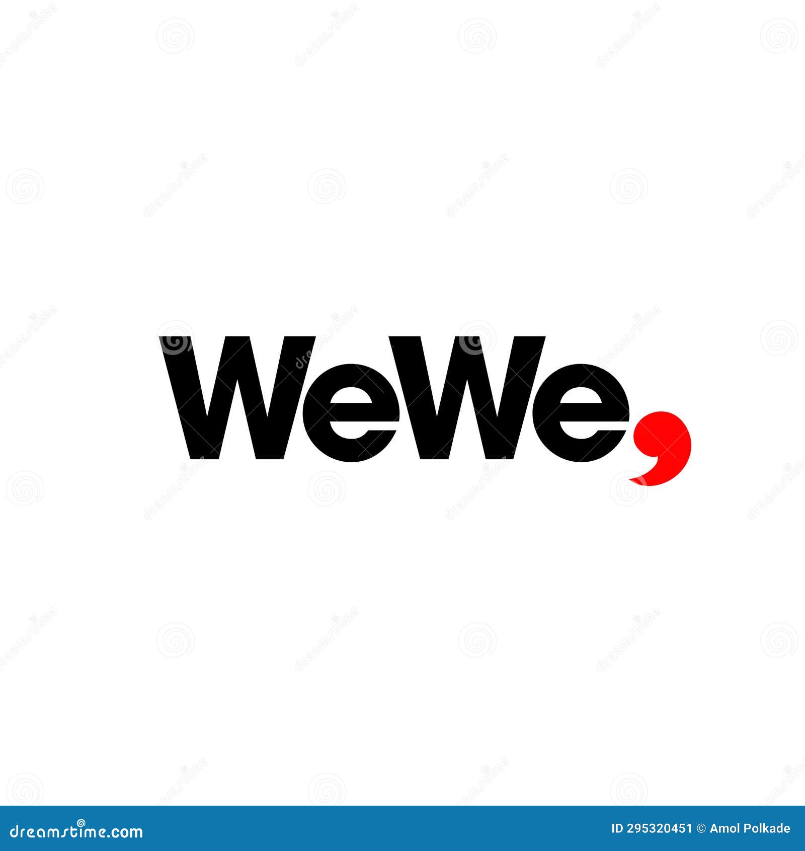 WEWE Brand Name Initial Vector Letters Icon Stock Vector - Illustration ...