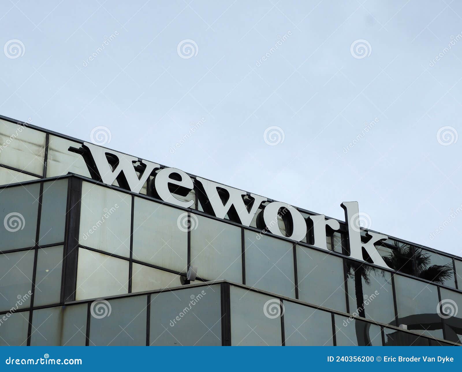 WeWork Logo on Top of Office Building Editorial Image - Image of ...