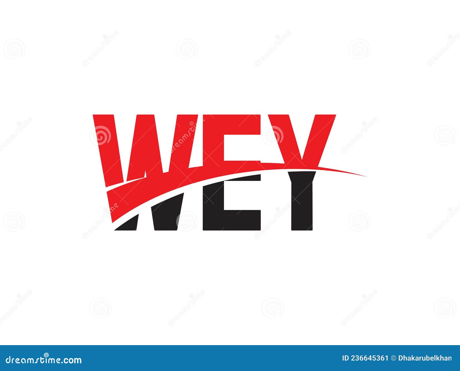 WEY Letter Initial Logo Design Vector Illustration Stock Vector ...