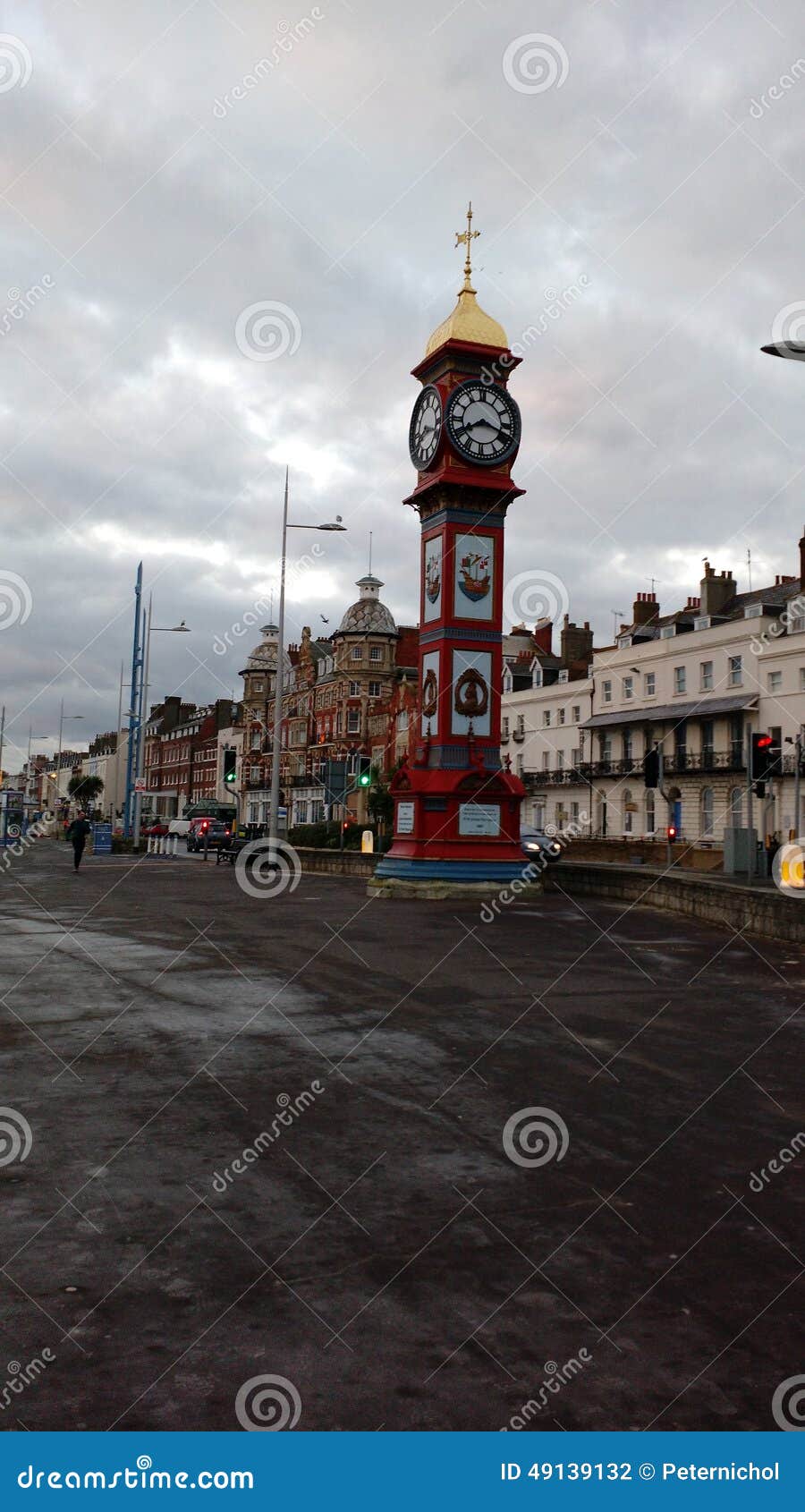 Weymouth clock stock photo. Image of morning, weymouth - 49139132
