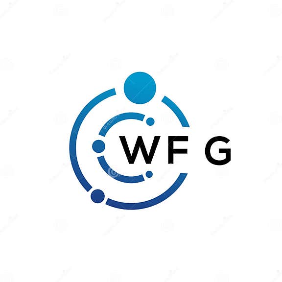 WFG Letter Technology Logo Design on White Background. WFG Creative ...