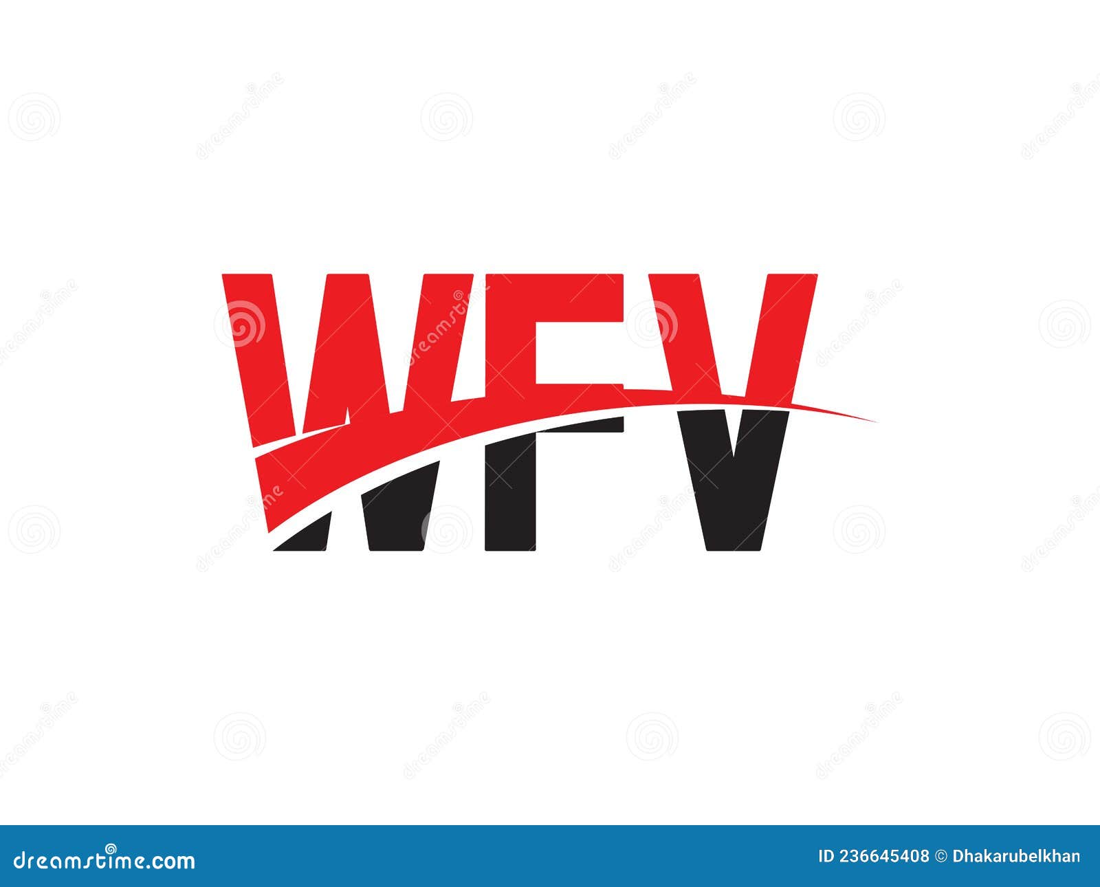 WFV Letter Initial Logo Design Vector Illustration Stock Vector ...