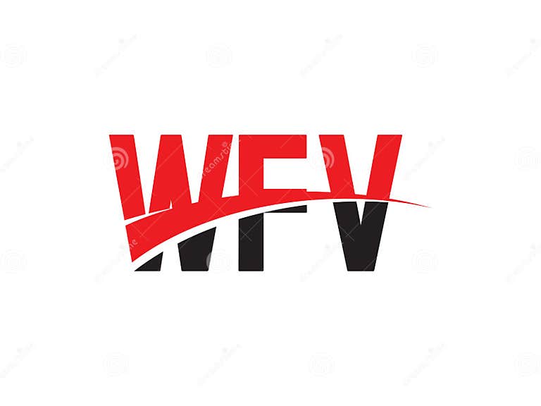 WFV Letter Initial Logo Design Vector Illustration Stock Vector ...