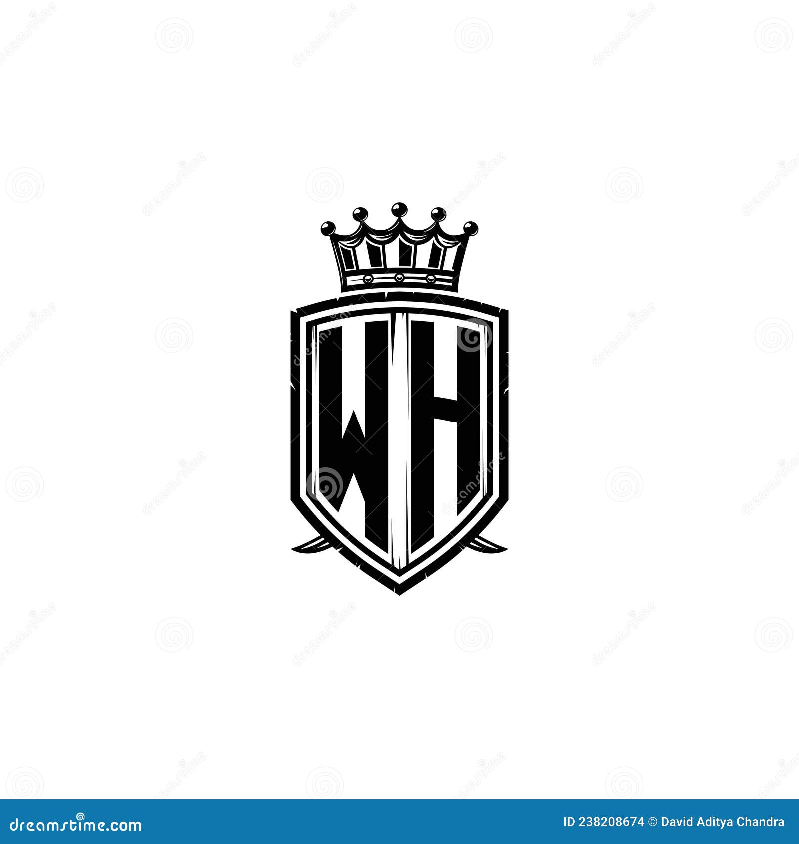 WH Logo Monogram Shield Crown Luxury Design Stock Vector - Illustration ... WH Logo Monogram Shield Crown Luxury Design Stock Vector - Illustration ...