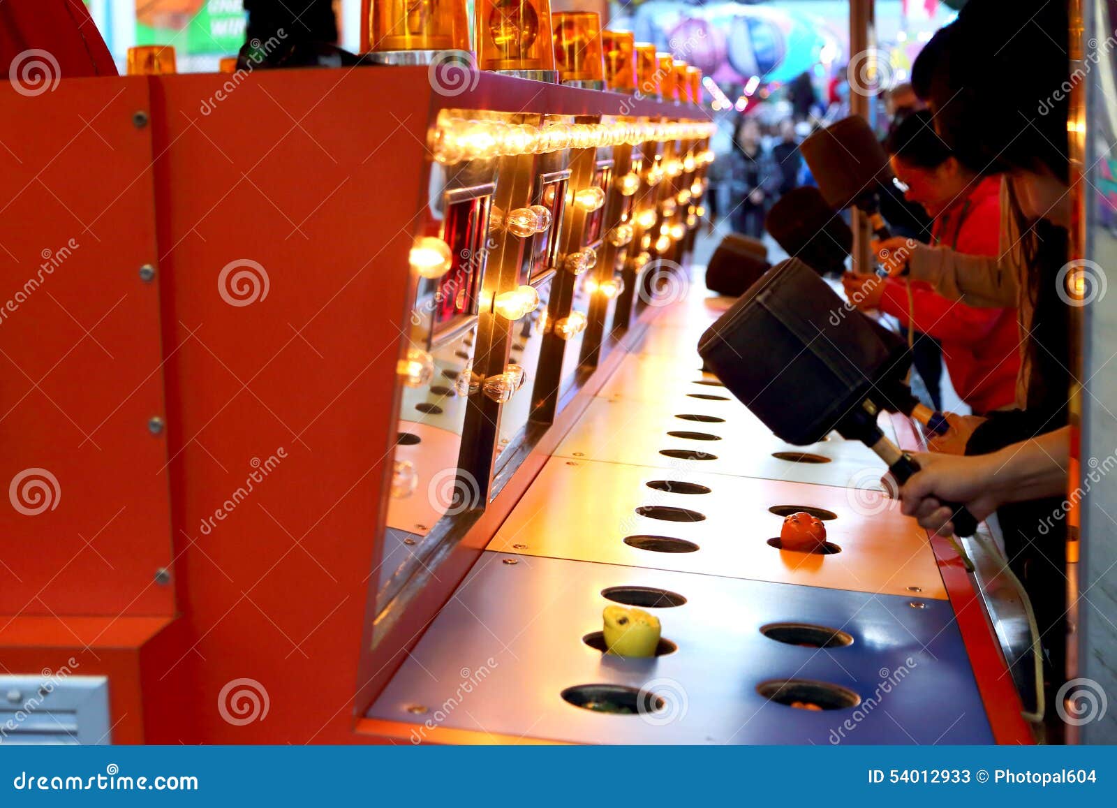 A Whacking Game at Carnival Editorial Stock Photo - Image of food ...