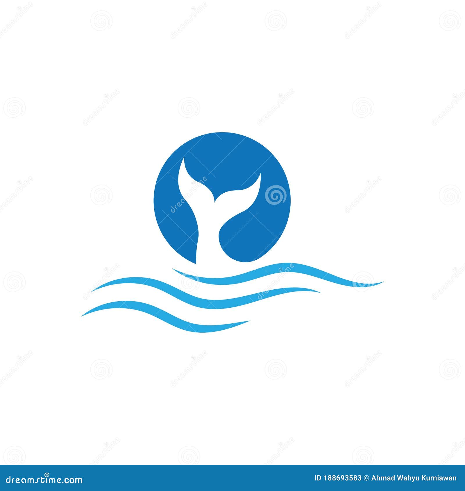 Whale fish logo stock vector. Illustration of power - 188693583