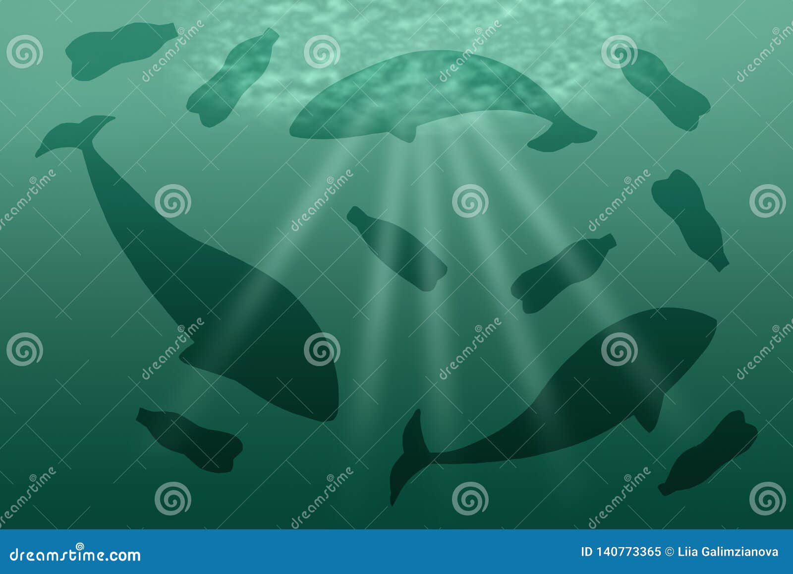 Plastic Bag Floating In The Ocean, Plastic Pollution In Ocean, Plastic ...