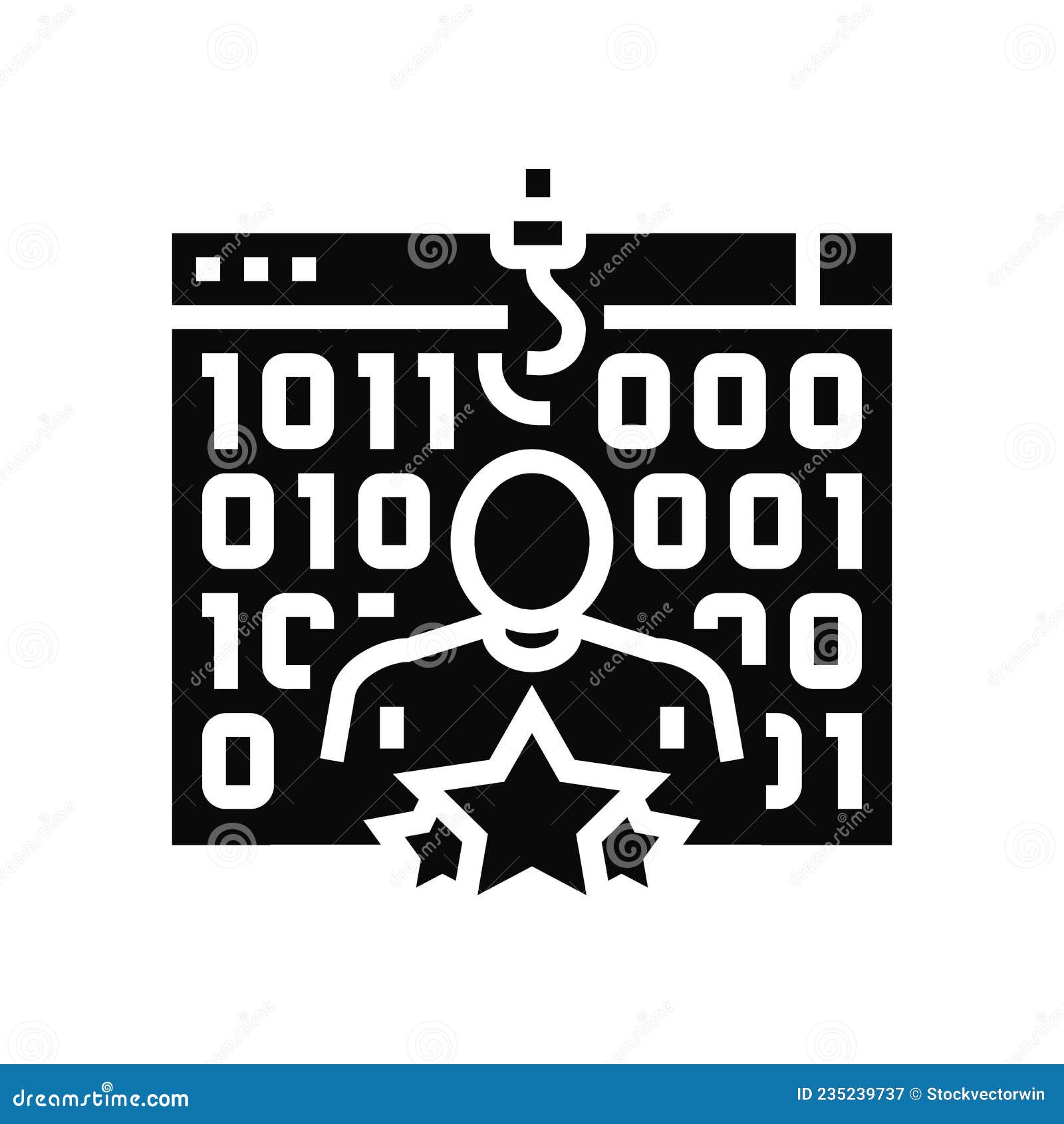 Whale Phishing Attacks Glyph Icon Vector Illustration Stock Vector ... Whale Phishing Attacks Glyph Icon Vector Illustration Stock Vector ...