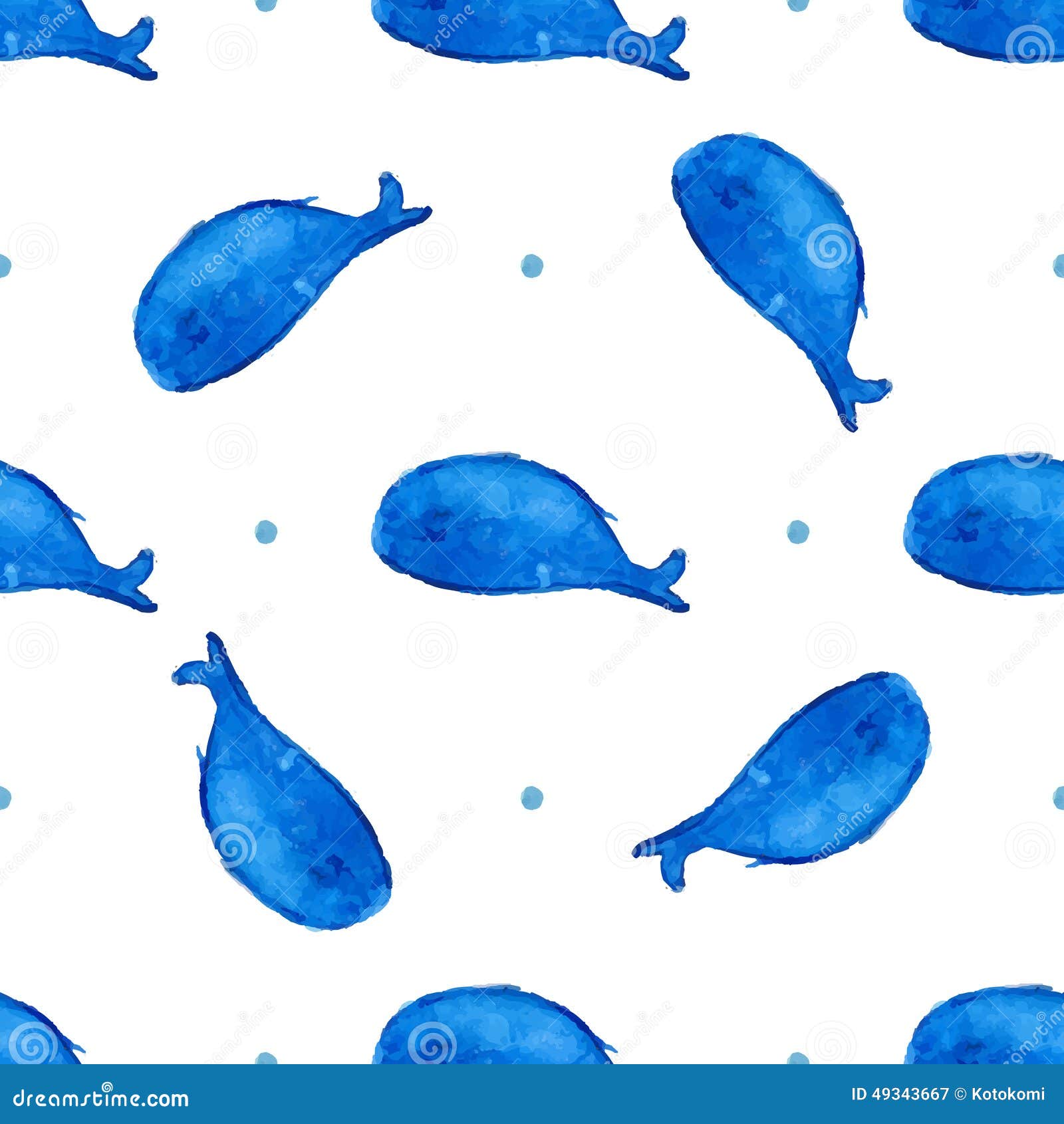 Whale Seamless Texture Royalty-Free Stock Image | CartoonDealer.com ...