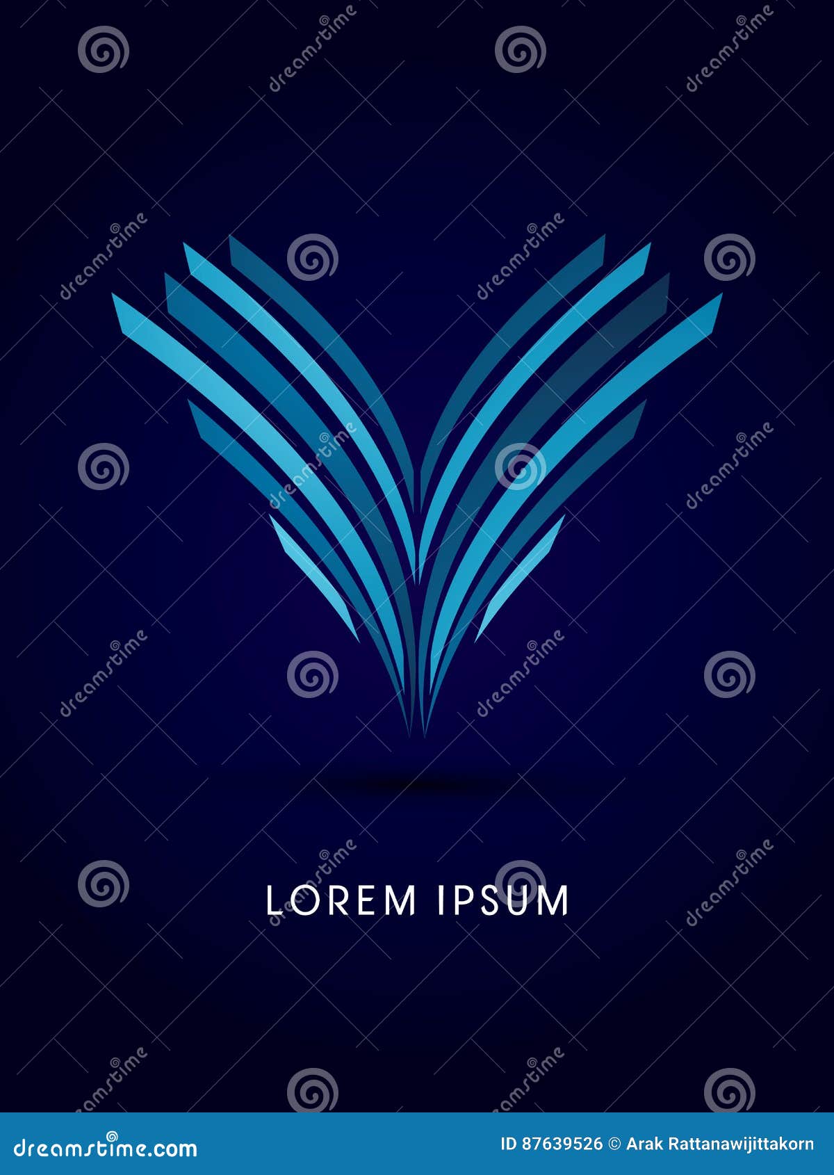 Whale Tale, Fish Abstract Construction Stock Vector - Illustration of ...