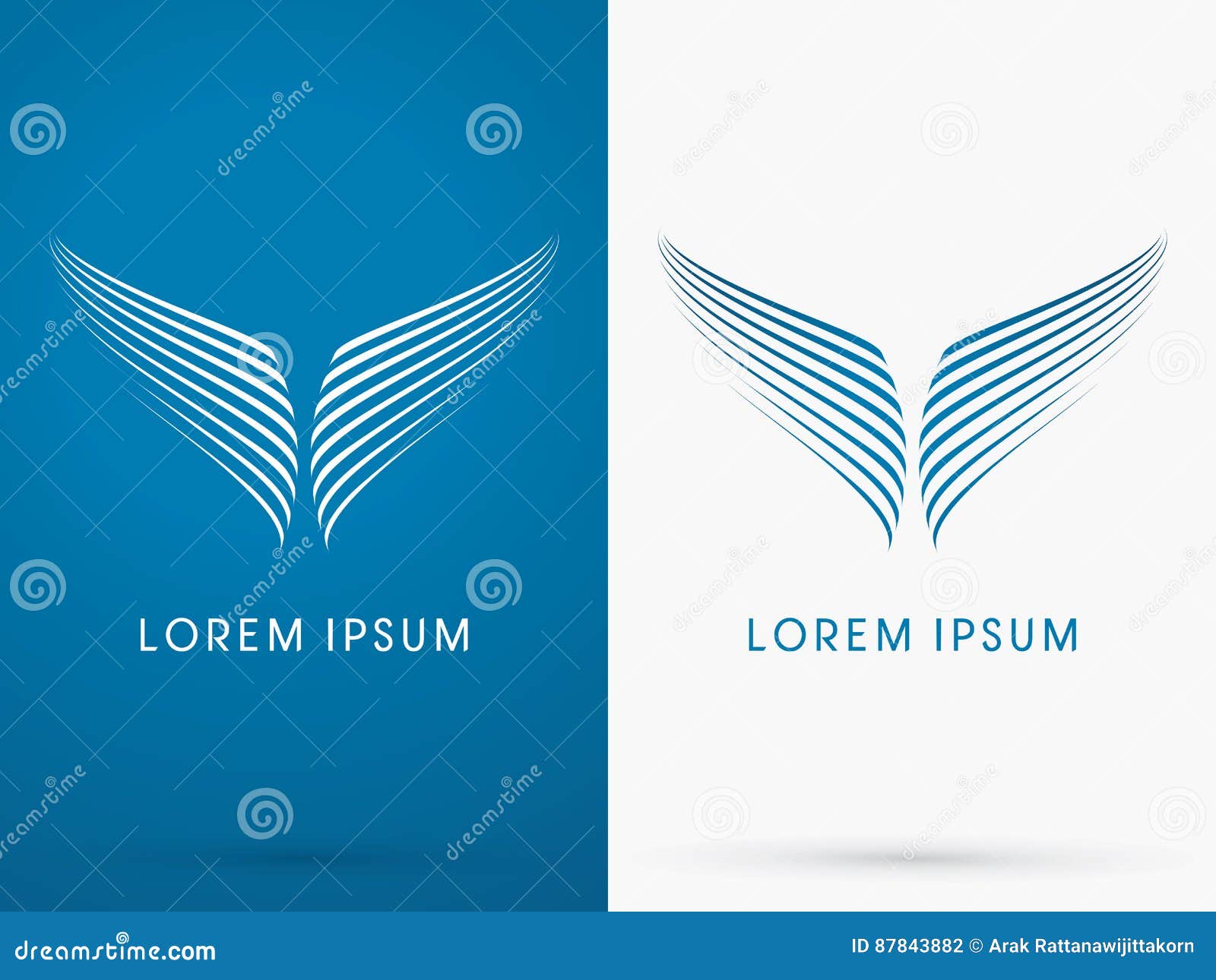 Whale Tale Logo With Ocean Waves. Cartoon Vector | CartoonDealer.com ...