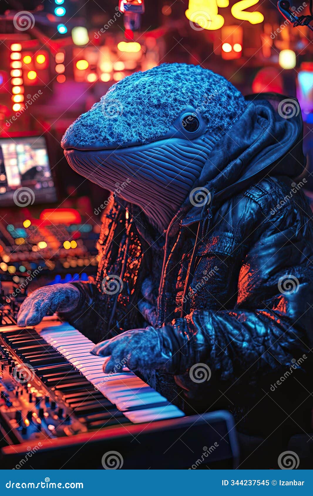 Whale Is A Trapper In The Disco Music Studio, Wearing Gold Trapper ...