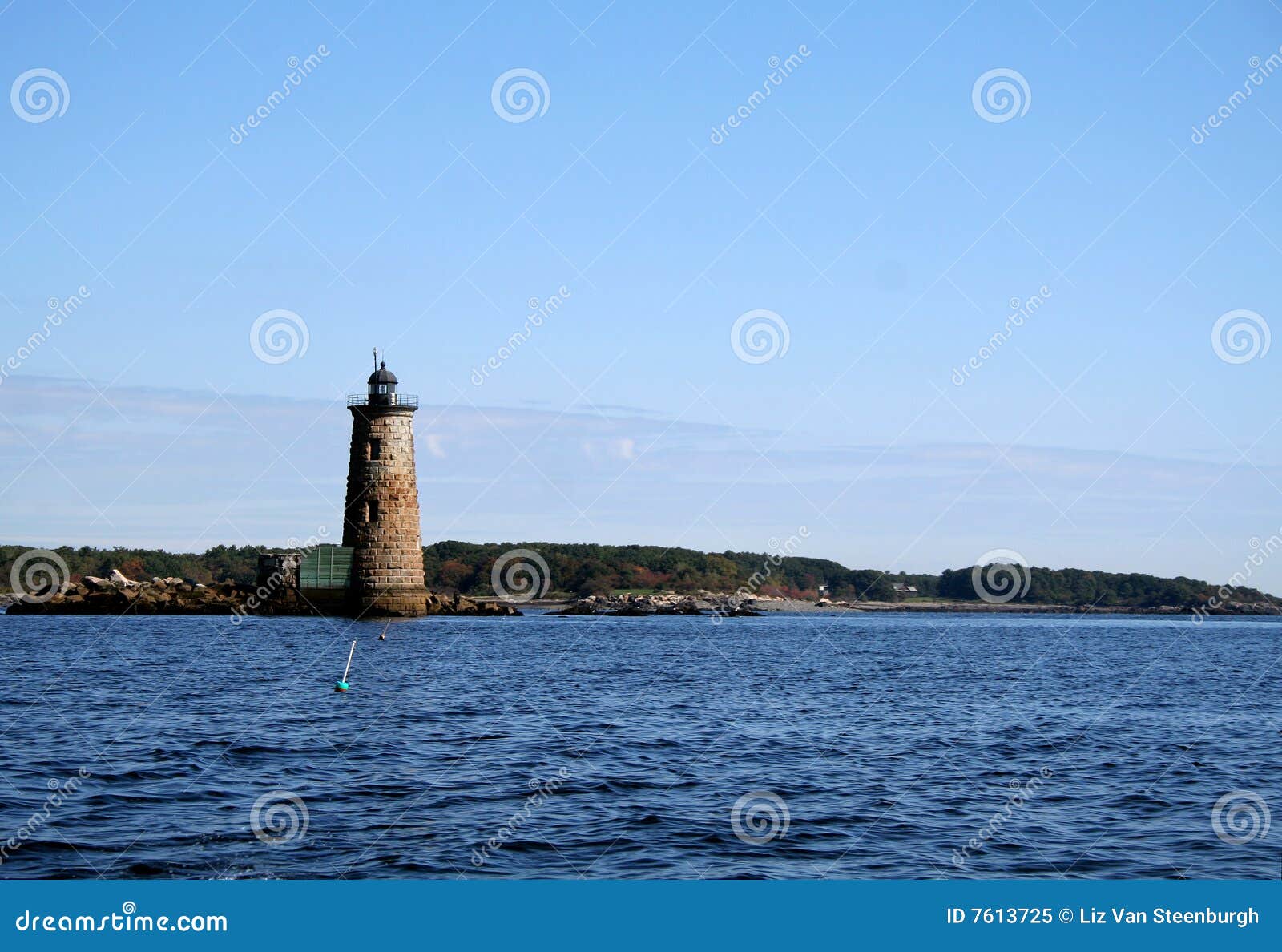 Whaleback Lighthouse, Maine Stock Image - Image of beacon, harbor: 7613725