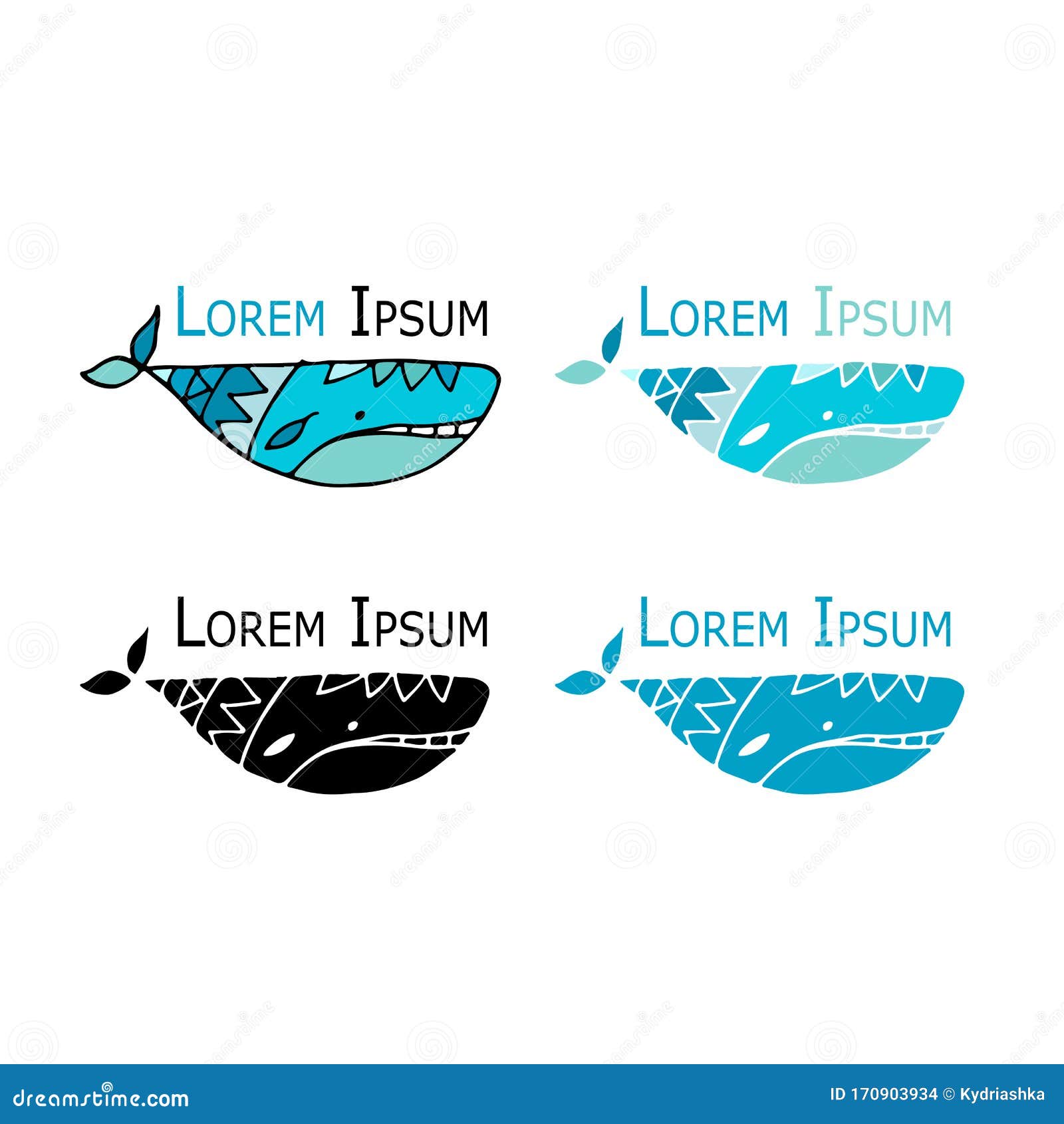 Whales Logo Design, Whales Logo Icon Cartoon Vector | CartoonDealer.com ...