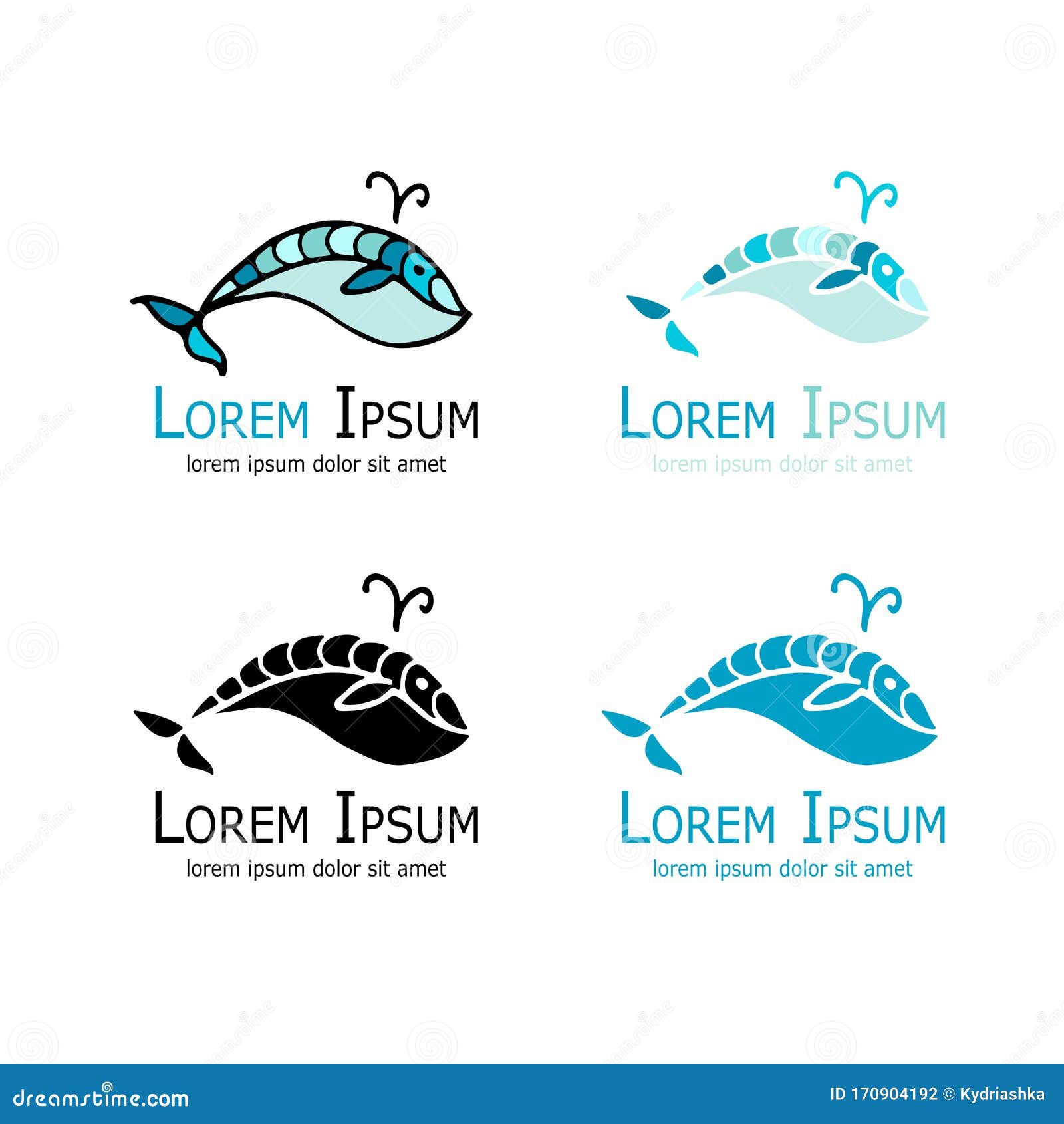 Whales Logo Design, Whales Logo Icon Cartoon Vector | CartoonDealer.com ...