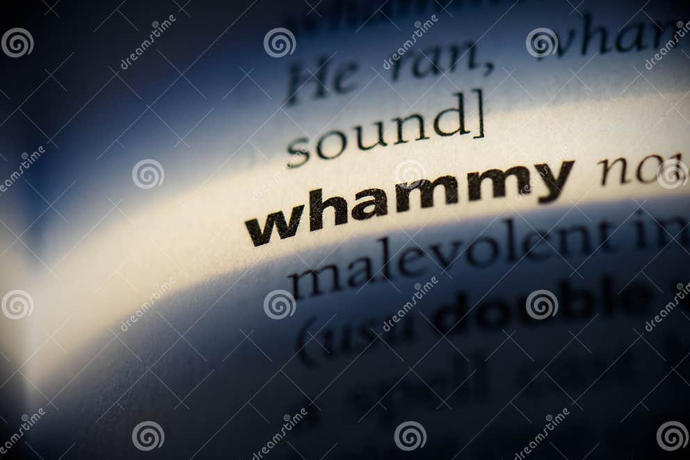 Whammy stock photo. Image of page, meaning, isolated - 161578770