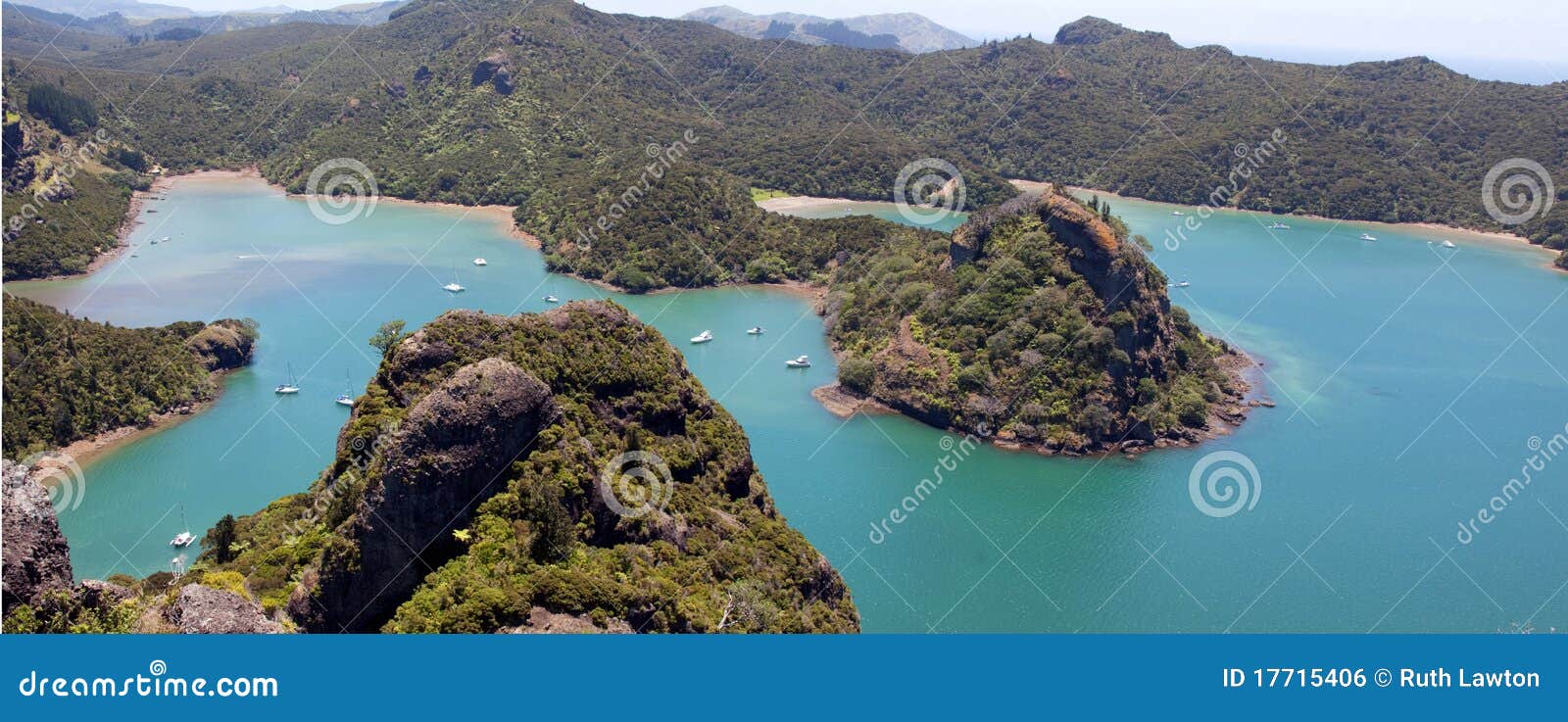 Whangaroa Harbour stock photo. Image of scenic, landscape - 17715406