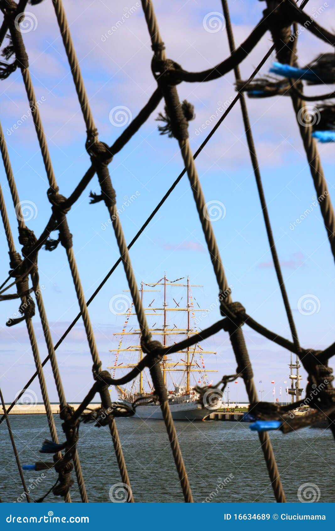 On the wharf stock image. Image of marina, voyage, mast - 16634689
