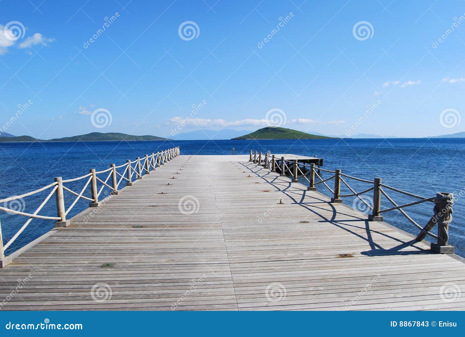 Wharf on the coast stock image. Image of landscape, wharf - 8867843