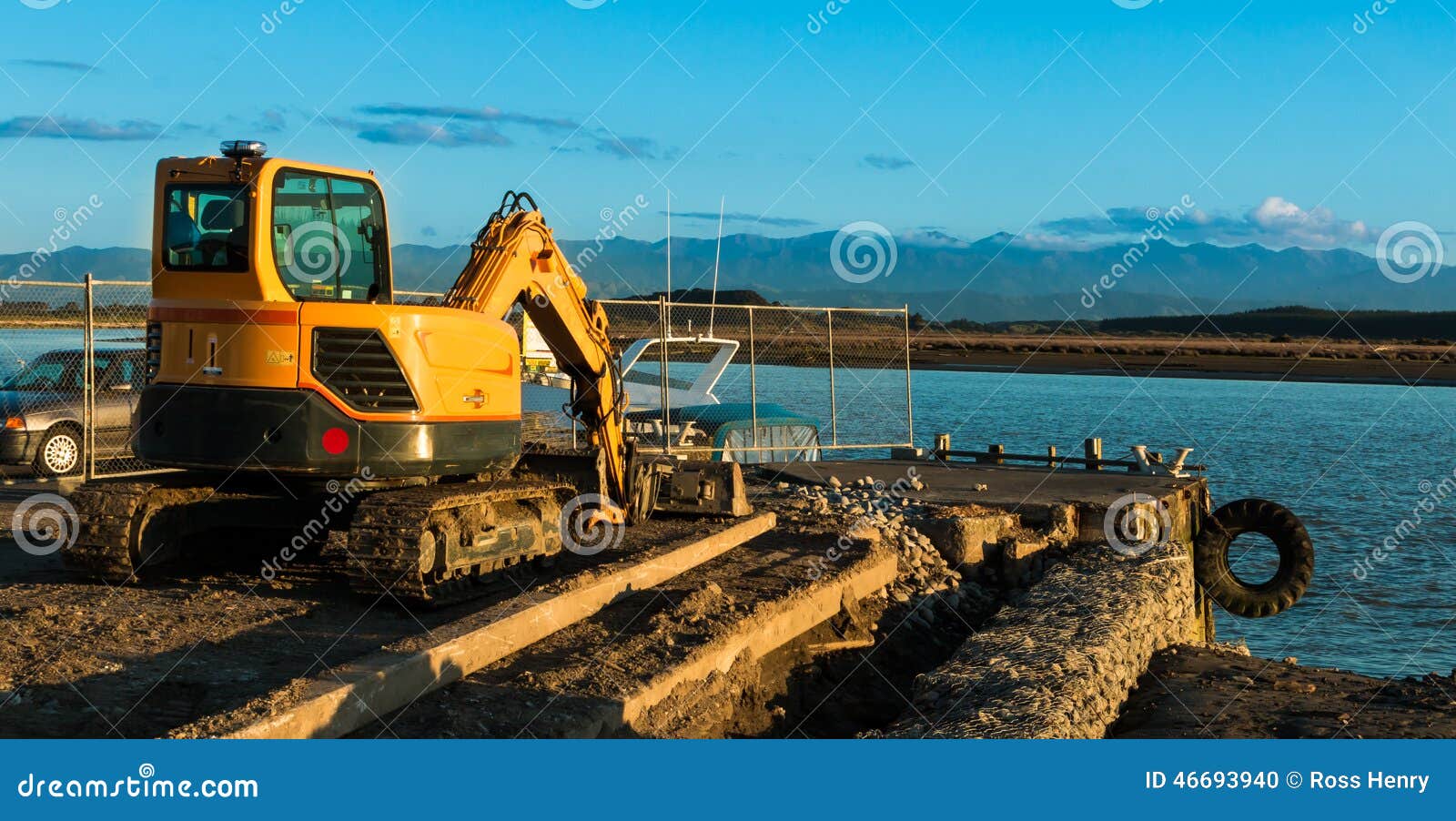 Wharf Construction stock photo. Image of wall, build - 46693940
