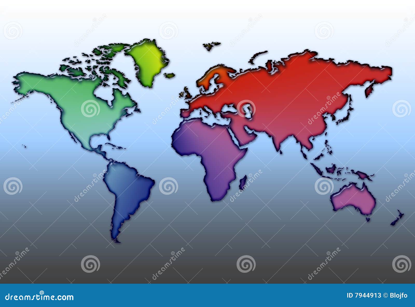 What a colourful world stock illustration. Illustration of global - 7944913