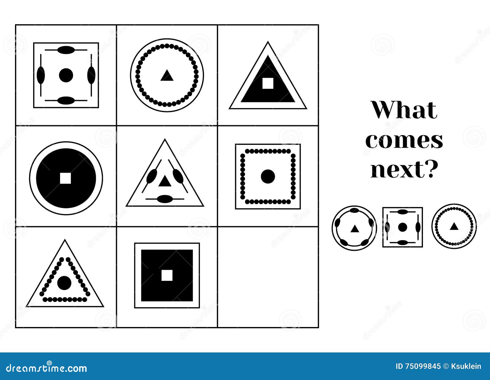 What Comes Next Educational Children Game. Kids Activity Sheet ...
