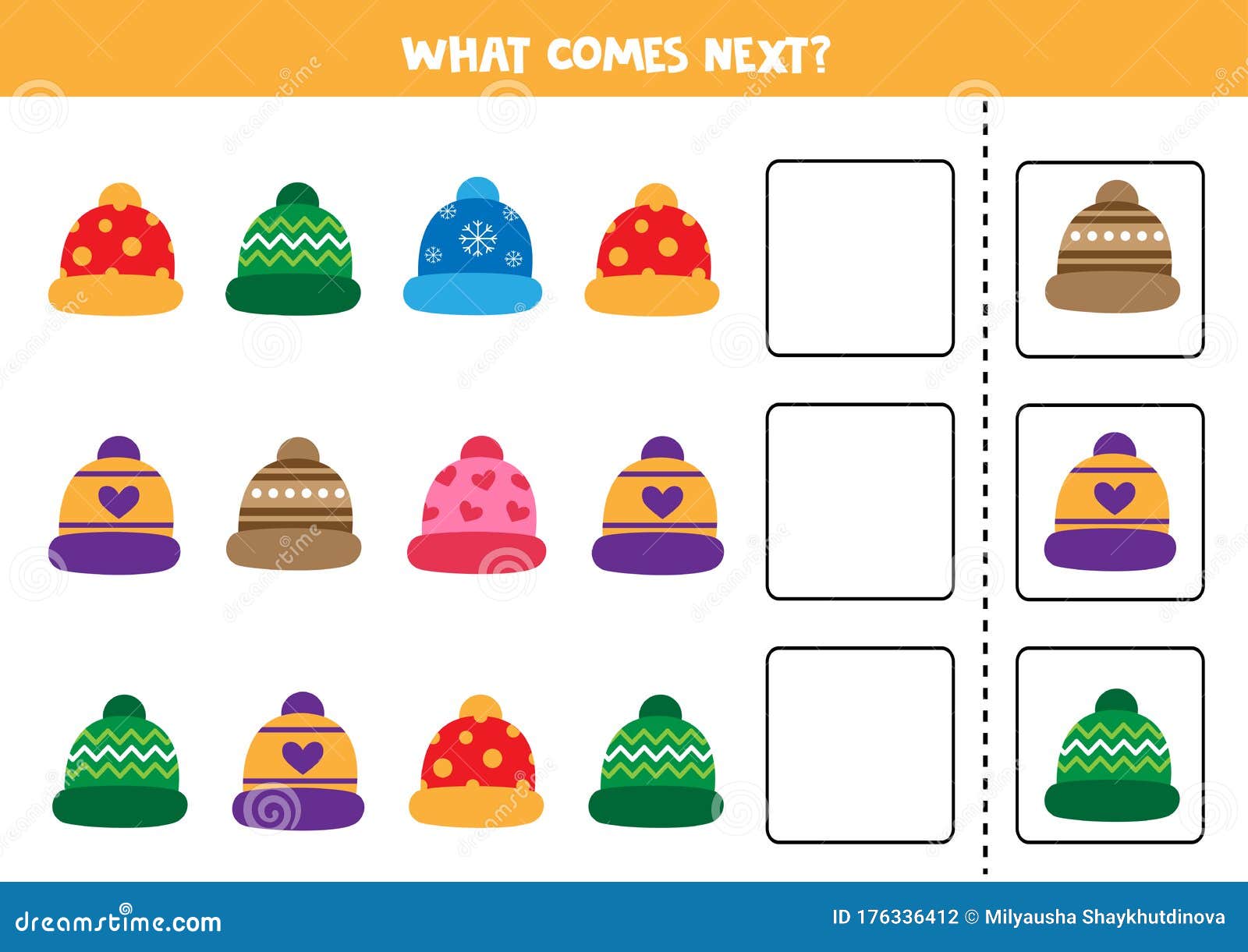What Comes Next With Spring Pictures For Children, Fun Education Game ...