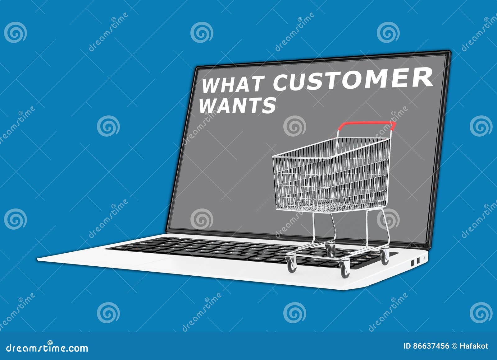 What Customer Wants Concept Stock Illustration - Illustration of note ...