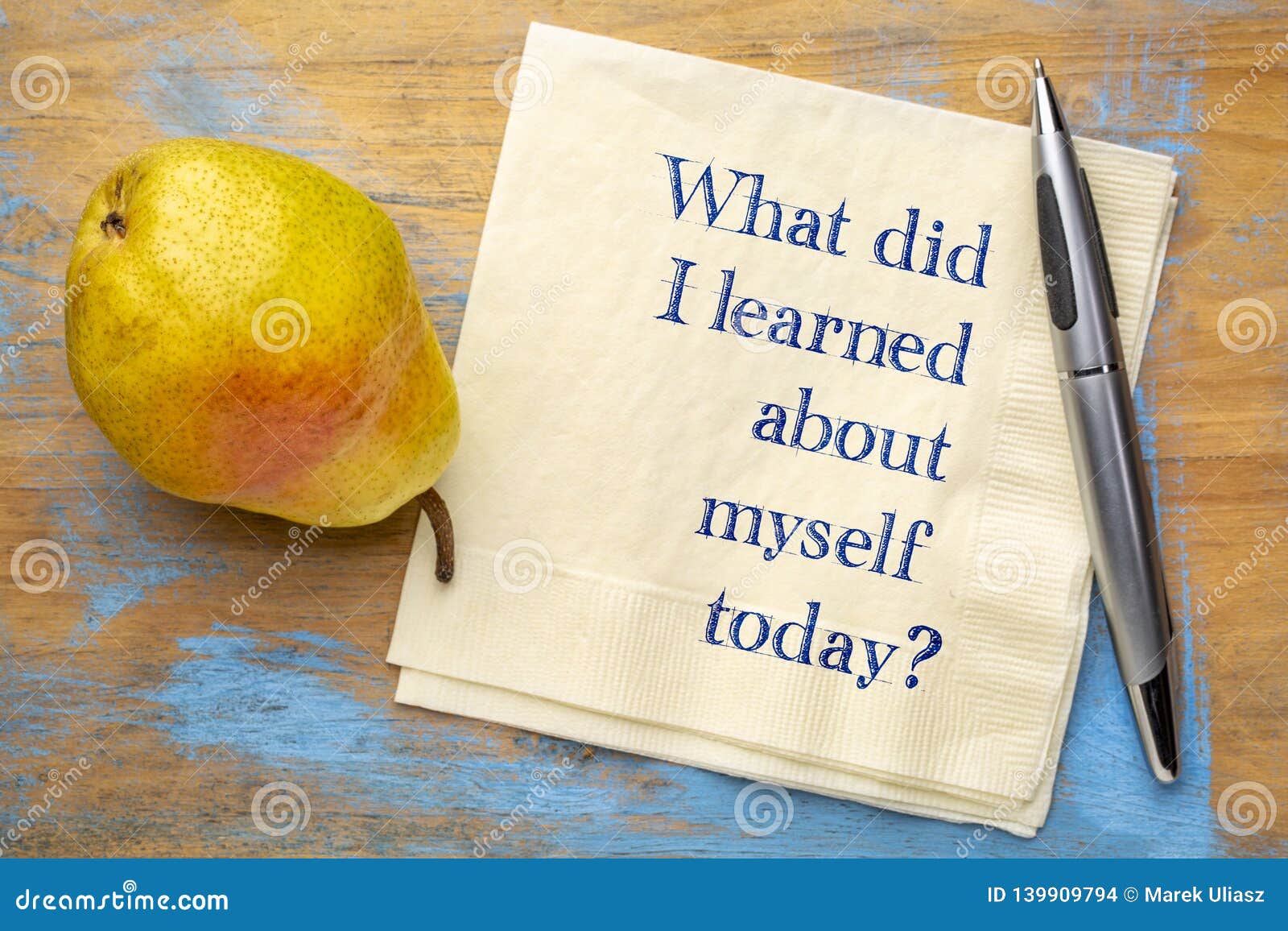 What Did I Learned about Myself Today Stock Photo - Image of ... What Did I Learned about Myself Today Stock Photo - Image of ...