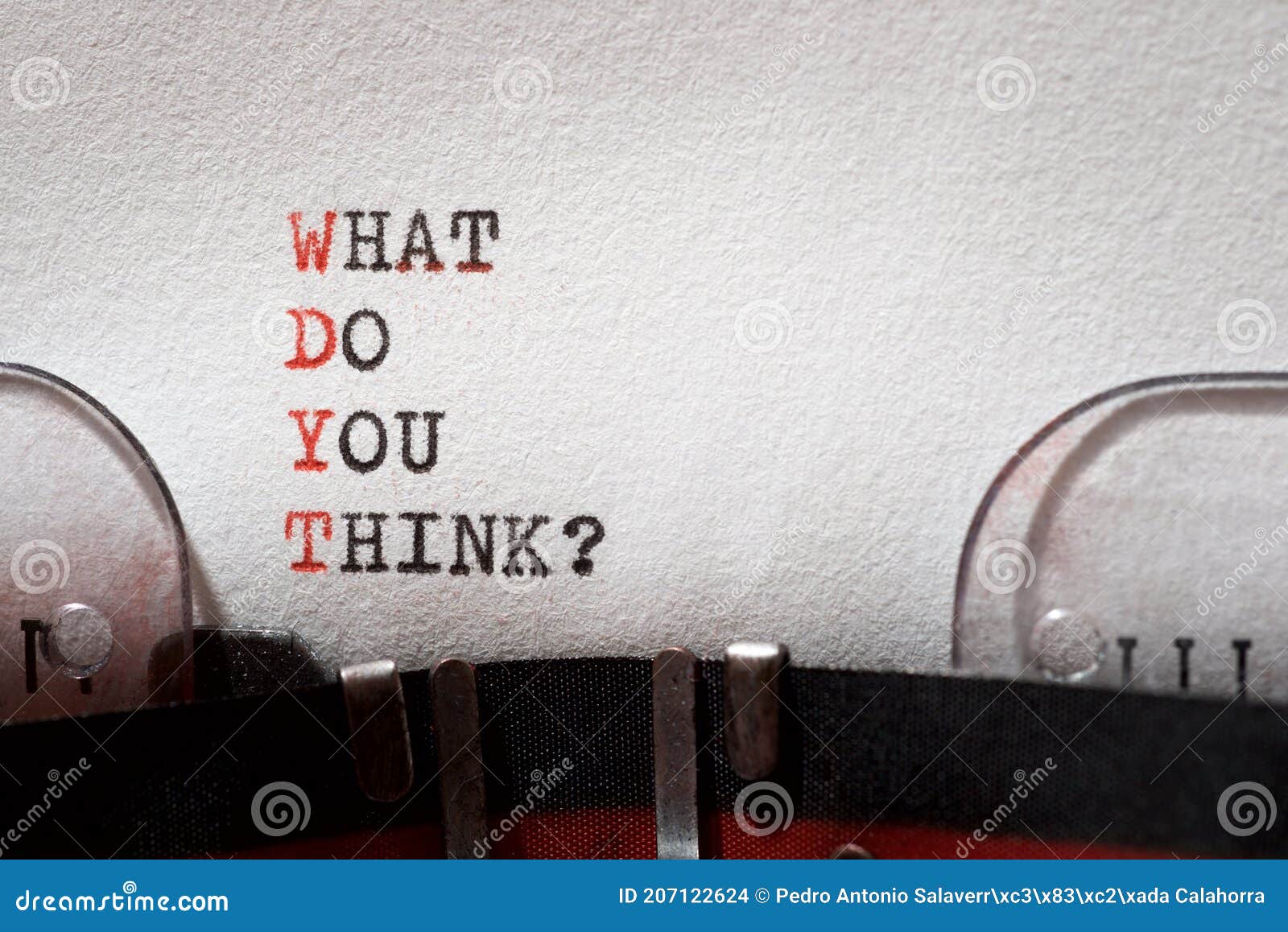 What do you think question stock photo. Image of conceptual - 207122624