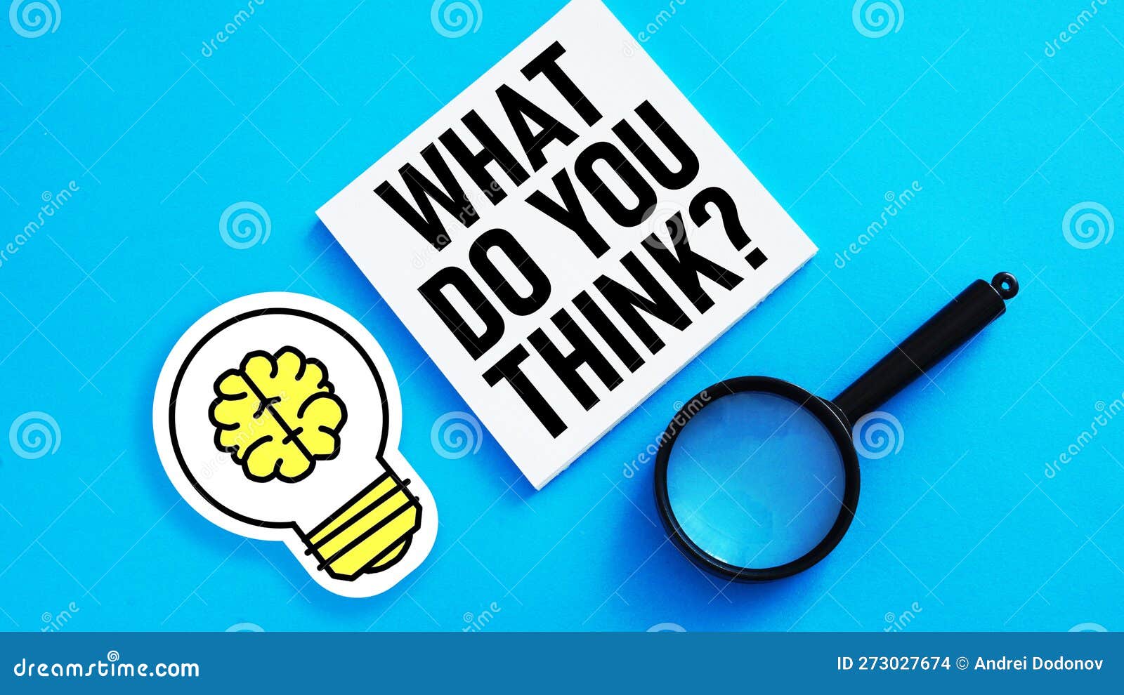 What Do You Think is Shown Using the Text Stock Photo - Image of ...