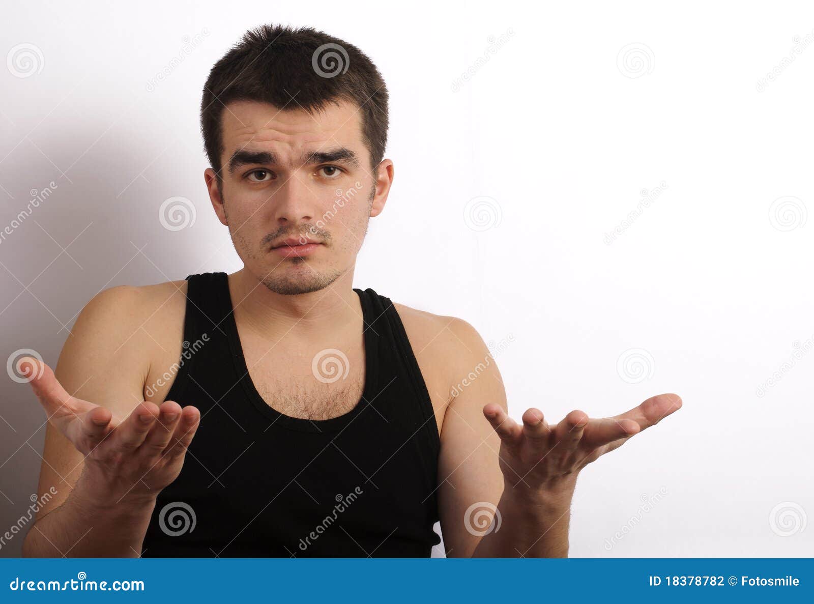 What do you want gesture stock photo. Image of shaved - 18378782