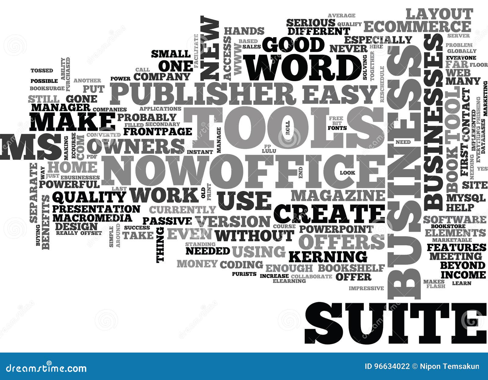 What Does Ms Office Suite Offer Business Owners Word Cloud Stock ...