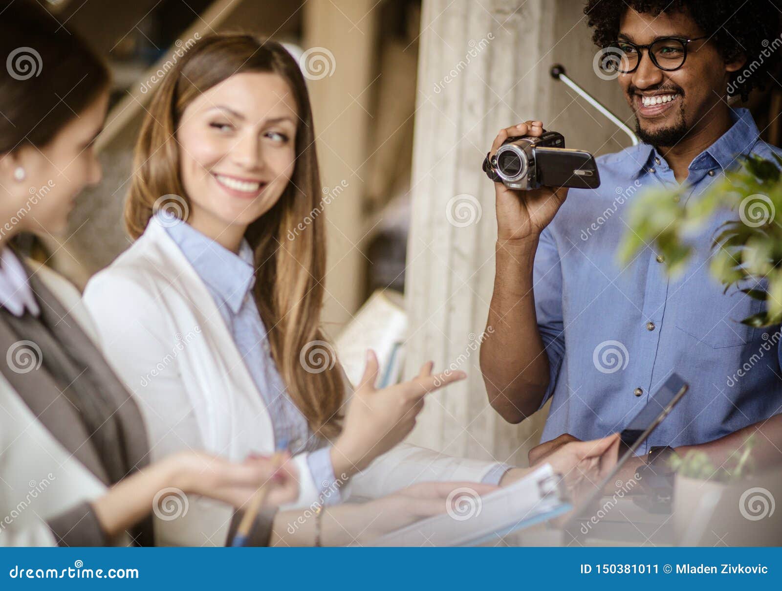 What is he doing stock image. Image of females, businesswoman - 150381011
