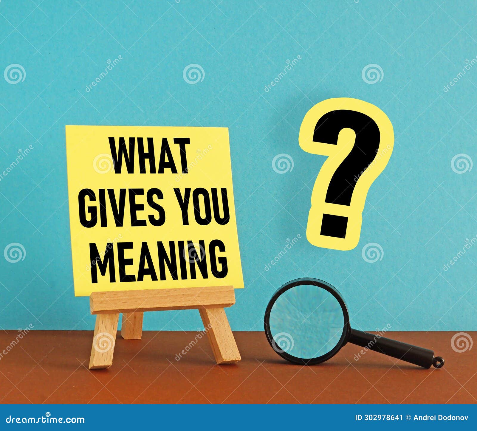 What Gives You Meaning is Shown Using the Text Stock Image - Image of ...