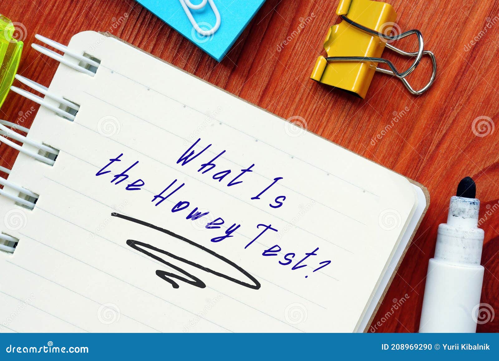 What is the Howey Test? Sign on the Sheet Stock Photo - Image of ...