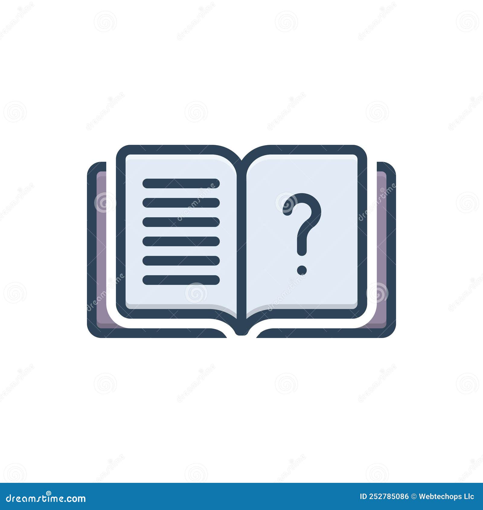 Color Illustration Icon for What, Why and Who Stock Vector ...